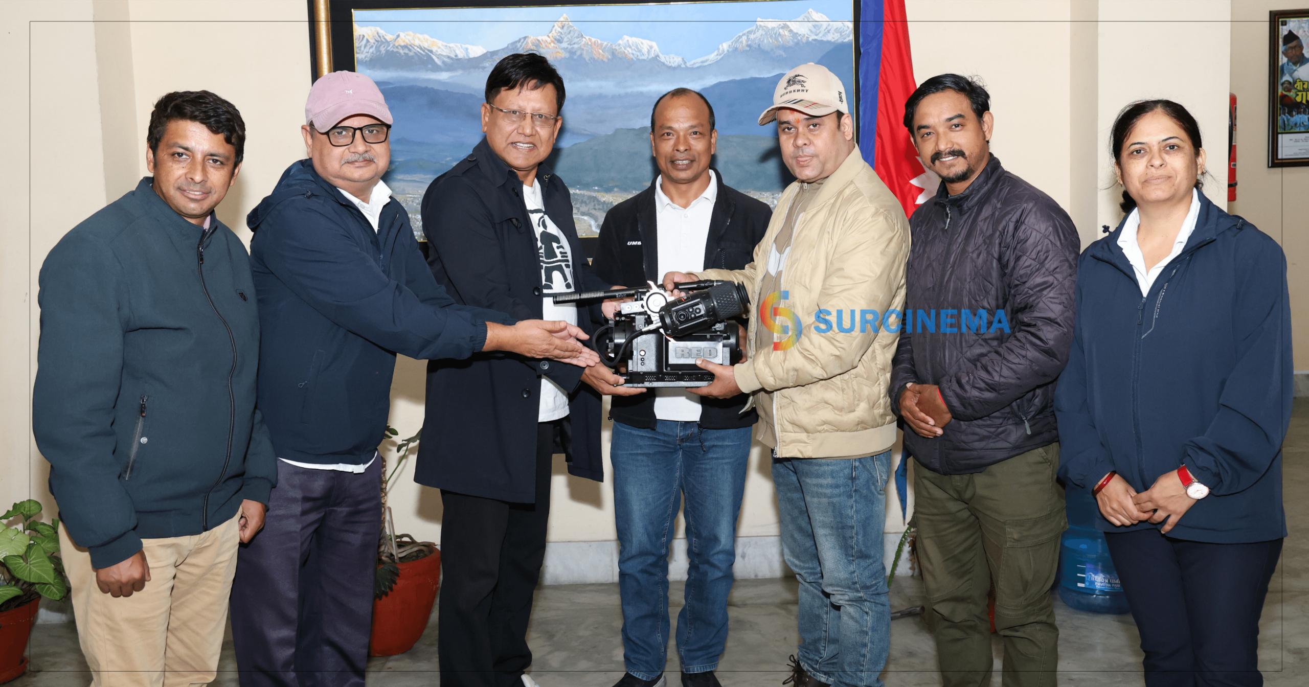 ‘निर्माणाधिन चलचित्र संग्राहलय’का लागि रेड एम एक्स क्यामेरा प्रदान